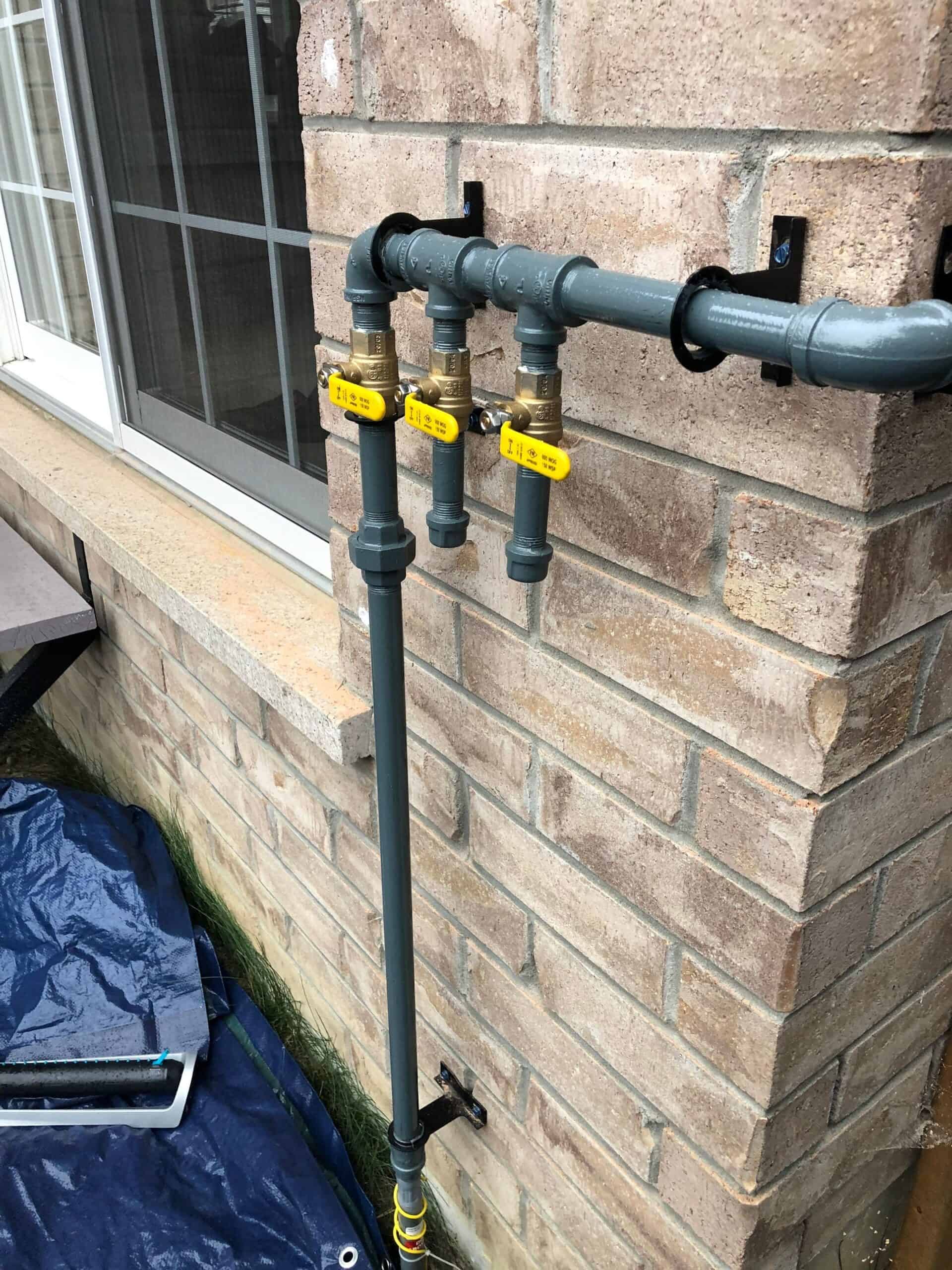 Gas line plumber store